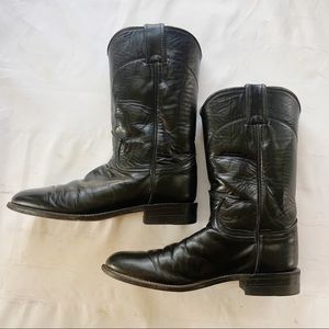 Justin Boots | Shoes | Justin Mens Leather Roper Boots 55 B | Poshmark